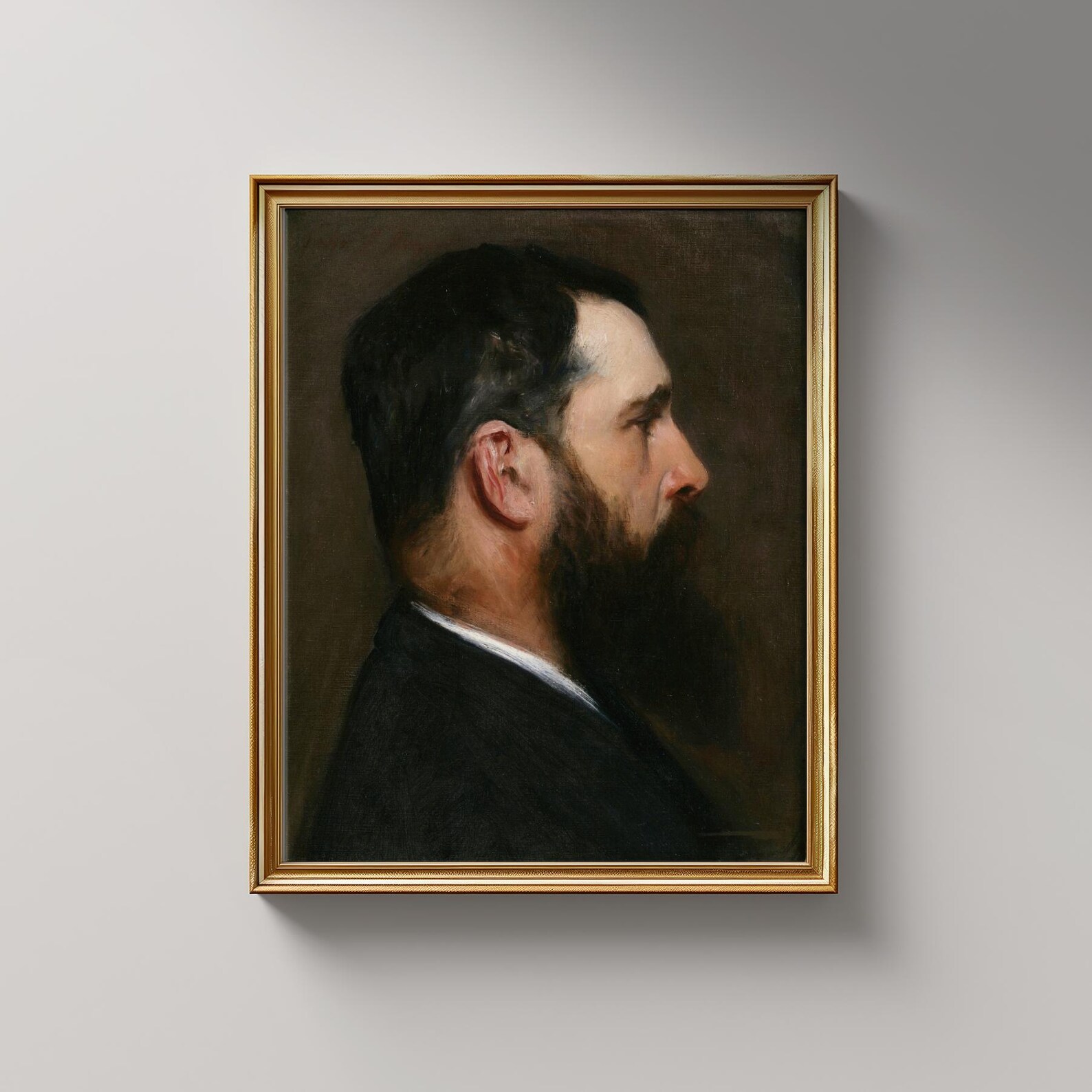 Claude Monet (1887) by John Singer Sargent | Classical Portrait ...