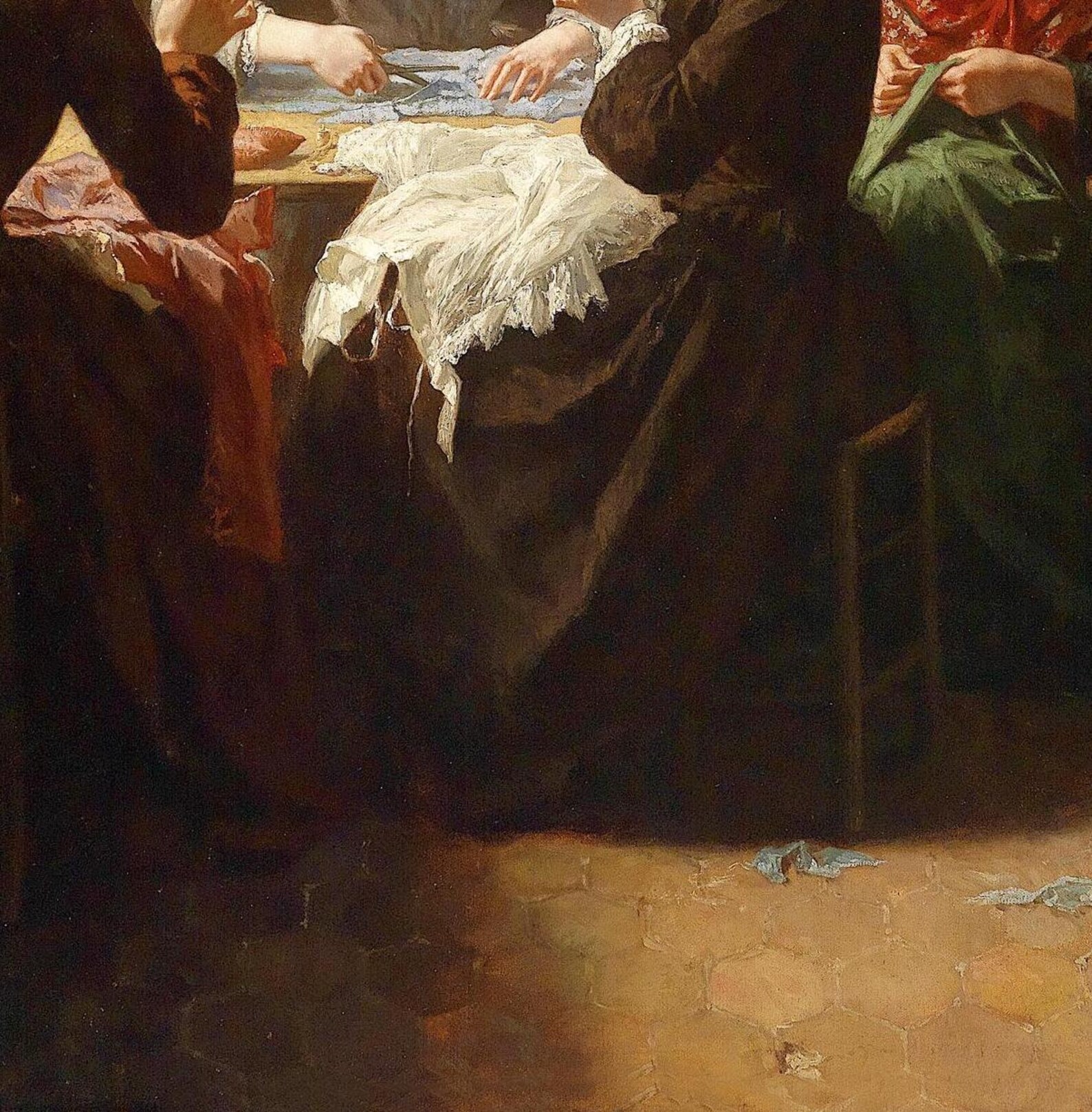 Couturieres Bretonnes Ou Atelier De Couture (1854) by Jean-baptiste ...