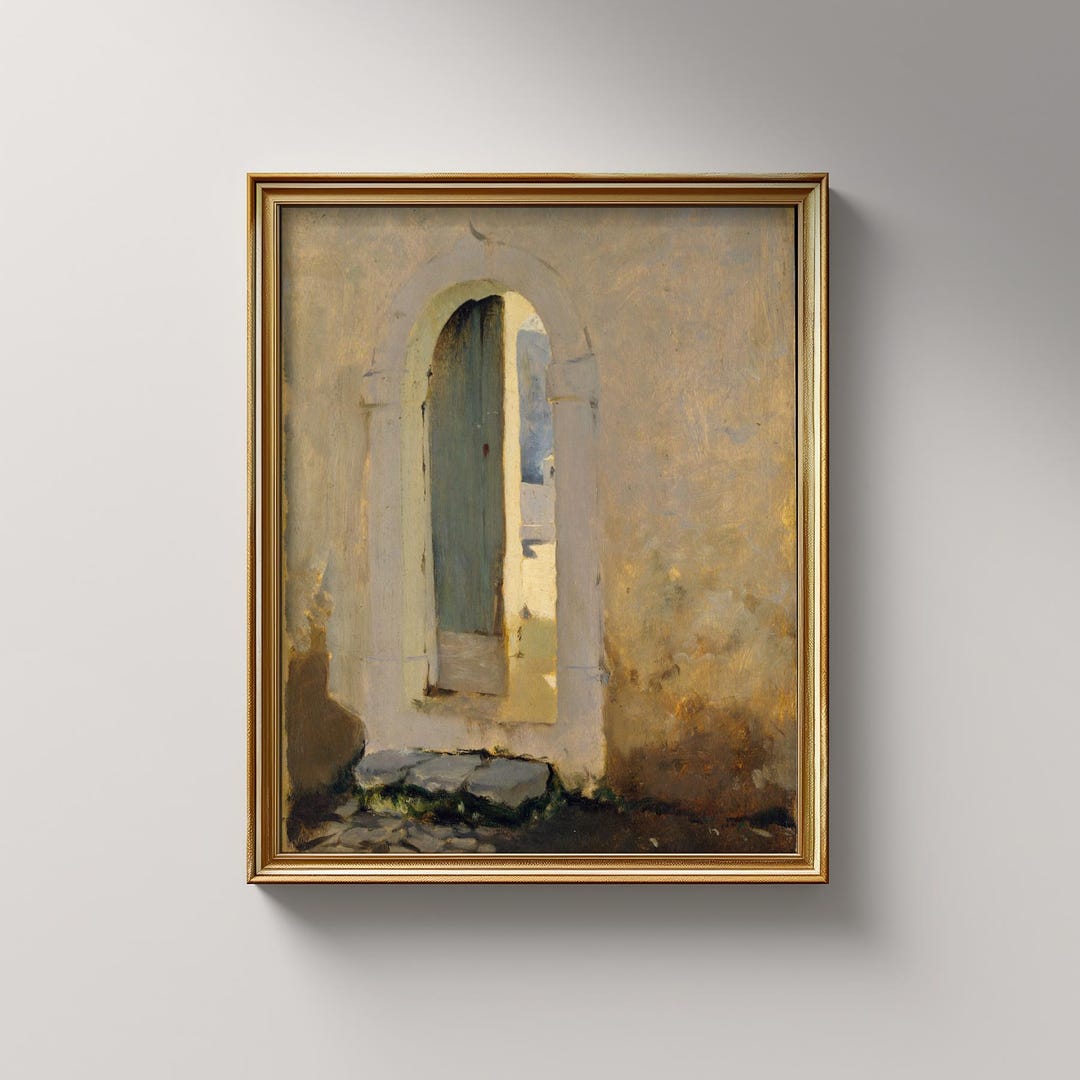 Open Doorway, Morocco (1879-1880) by John Singer Sargent | Landscape ...
