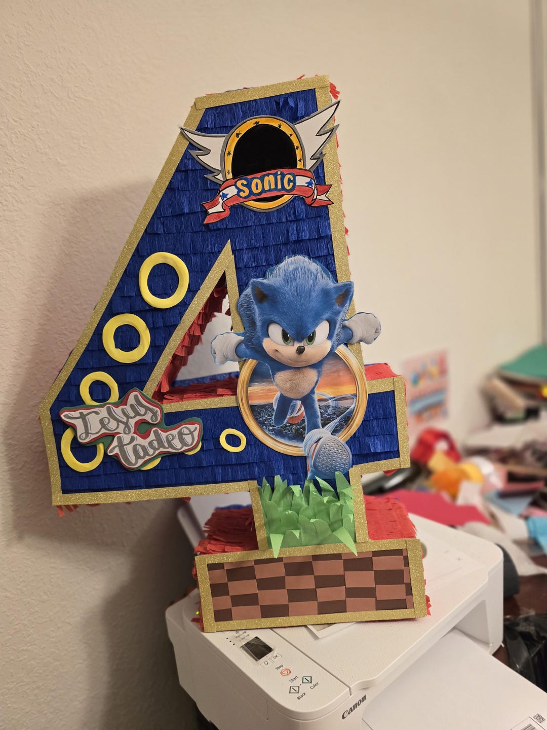 Piñata #4 Sonic - Etsy
