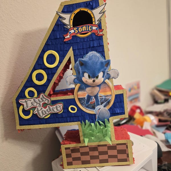 Sonic the Hedgehog Pinata - Etsy