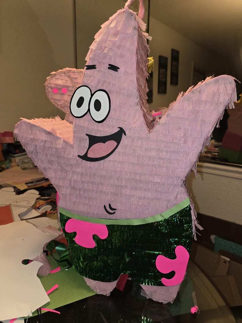 Spongebob Patrick Piñata - Etsy