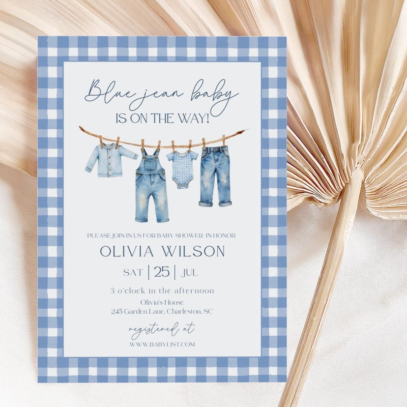 Blue Jean Baby Template - Etsy