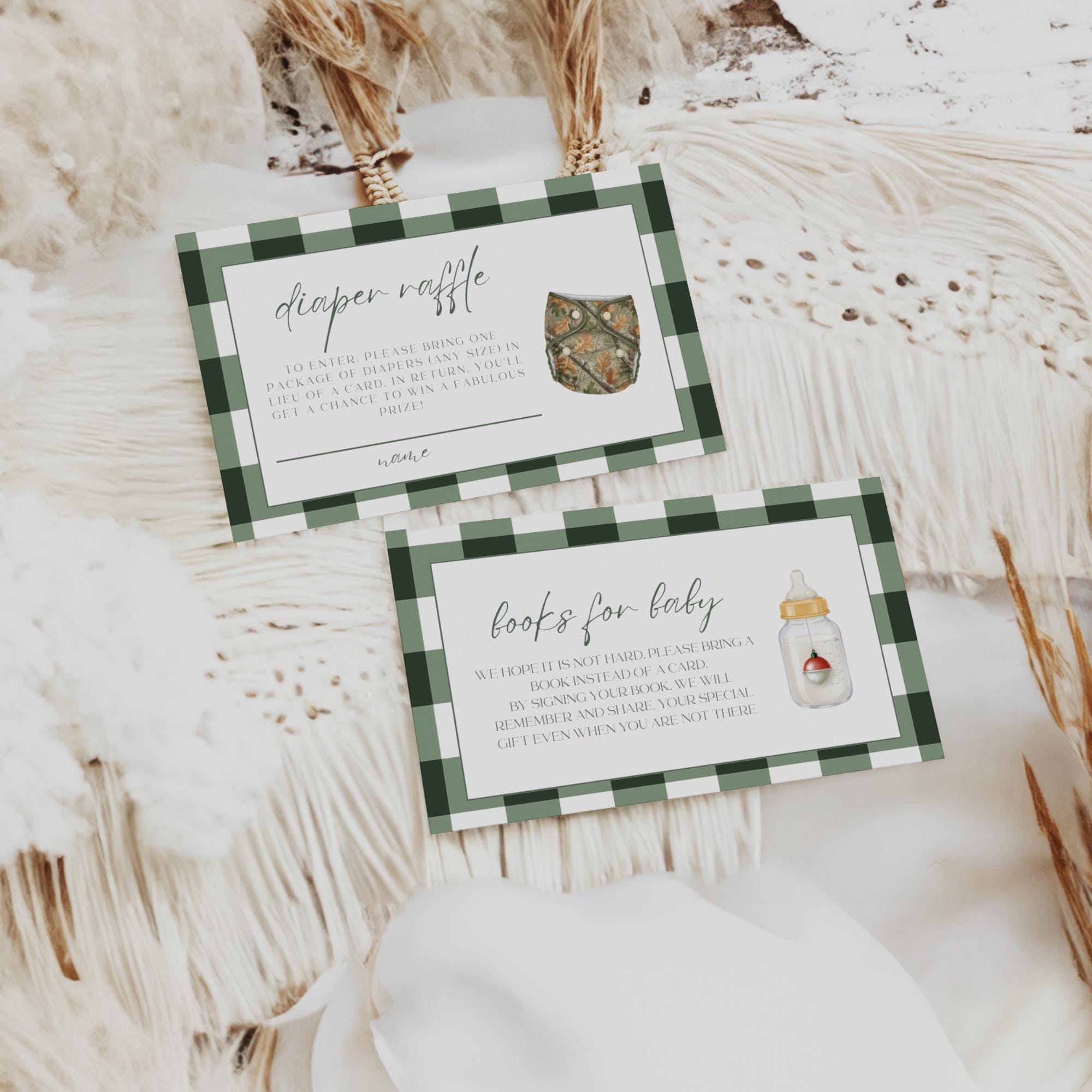 Editable A Little Hunter Baby Shower Bundle, Hunting Baby Shower Invite ...