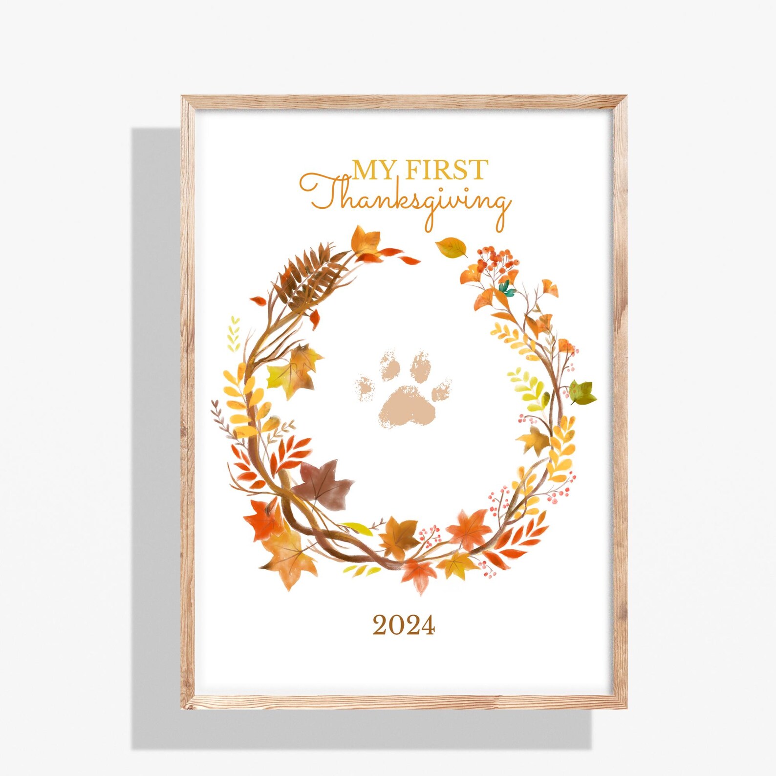 My First Thanksgiving Footprint DIY Craft, DIY Thanksgiving Card,my ...