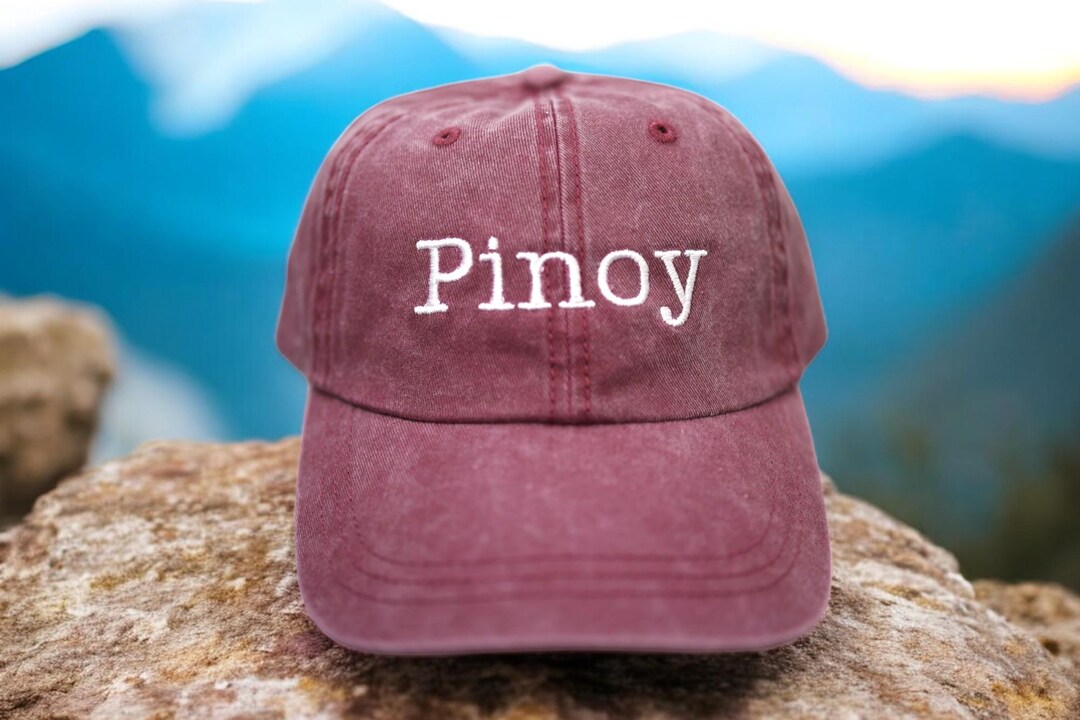 Pinoy Embroidered Hat - Etsy