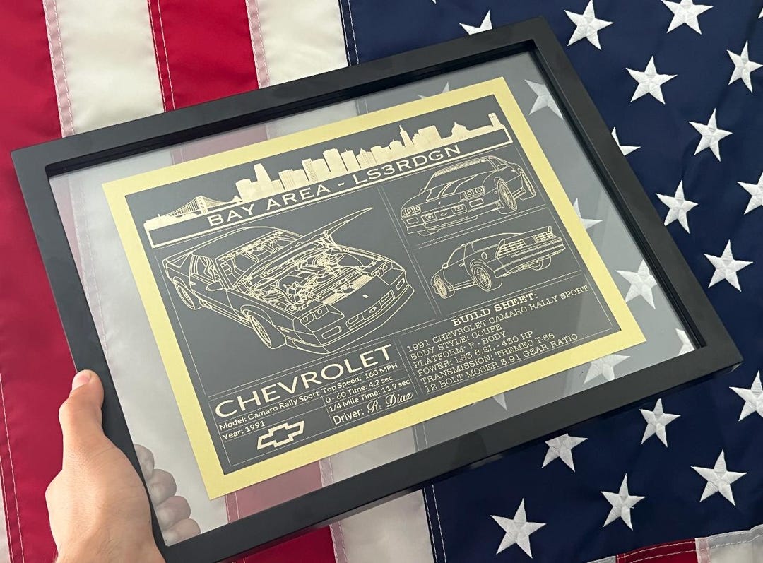 Personalized Laser Engraved Car Art - Etsy