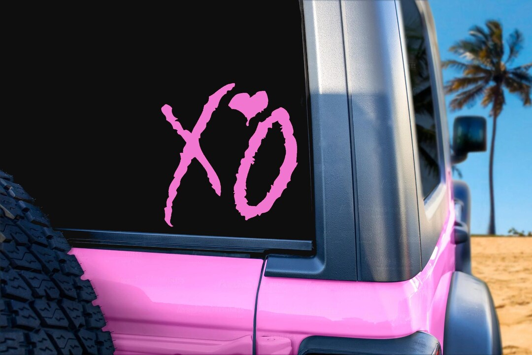 XO Decal, XO Car Decal, Xo Heart Vinyl Decal, Window Decal High Quality ...