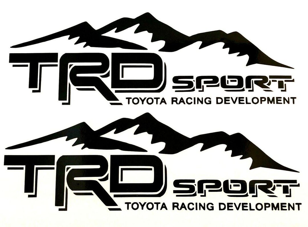 TRD Sport Decal Toyota Truck Bedside Decals-toyota Offroad Stickers ...