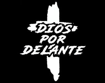 Dios Por Delante Decal - Etsy