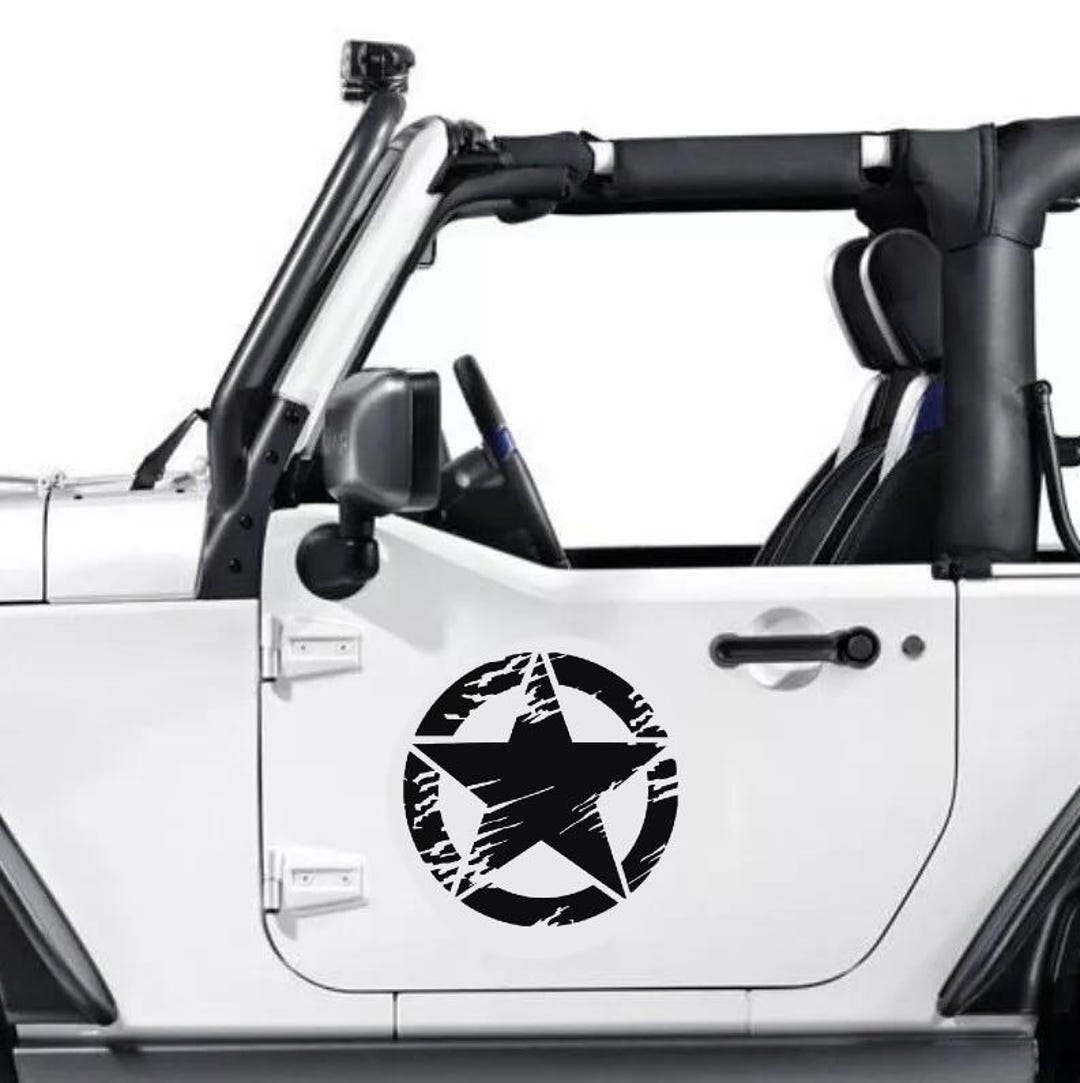 Military Star Door Decal , Military Army Star, Star Decal, Flag Star ...