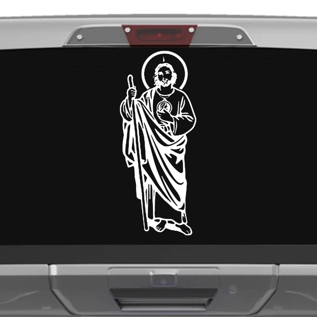 St. Jude Decal/ San Judas Calcomania Saint Jude Vinyl Decal Sticker ...