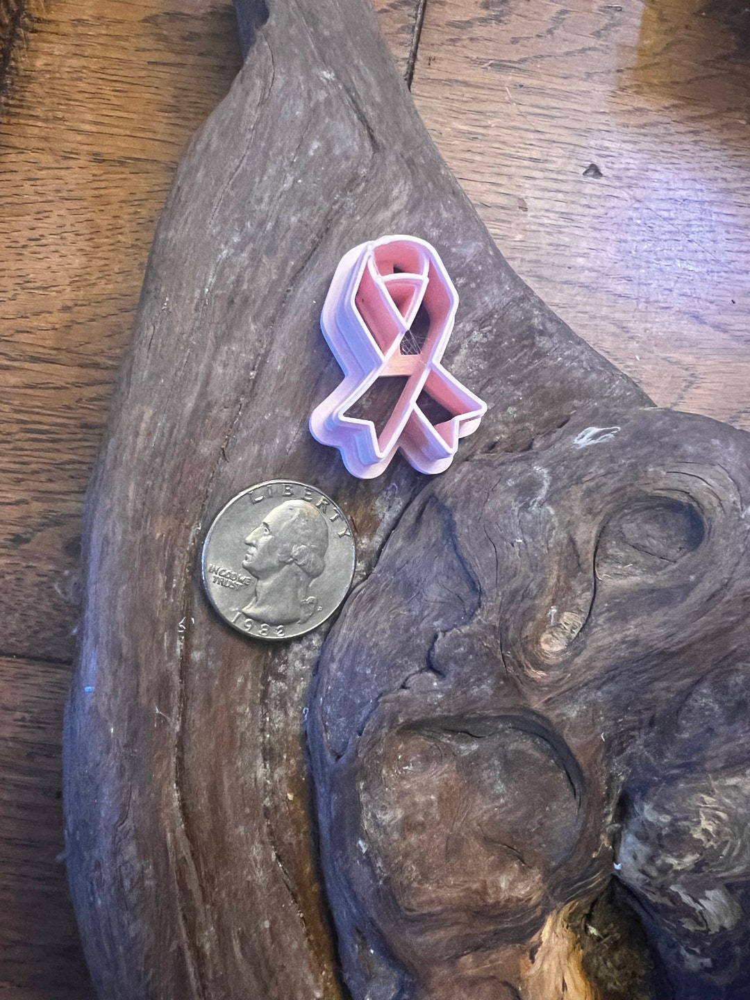Breast Cancer Awareness Ribbon Polymer Clay Cutter! New! - Etsy