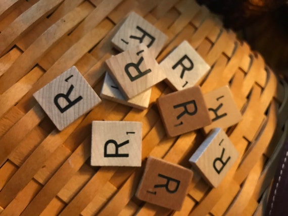 Scrabble Tiles Letter r for Crafting & Picture - Etsy