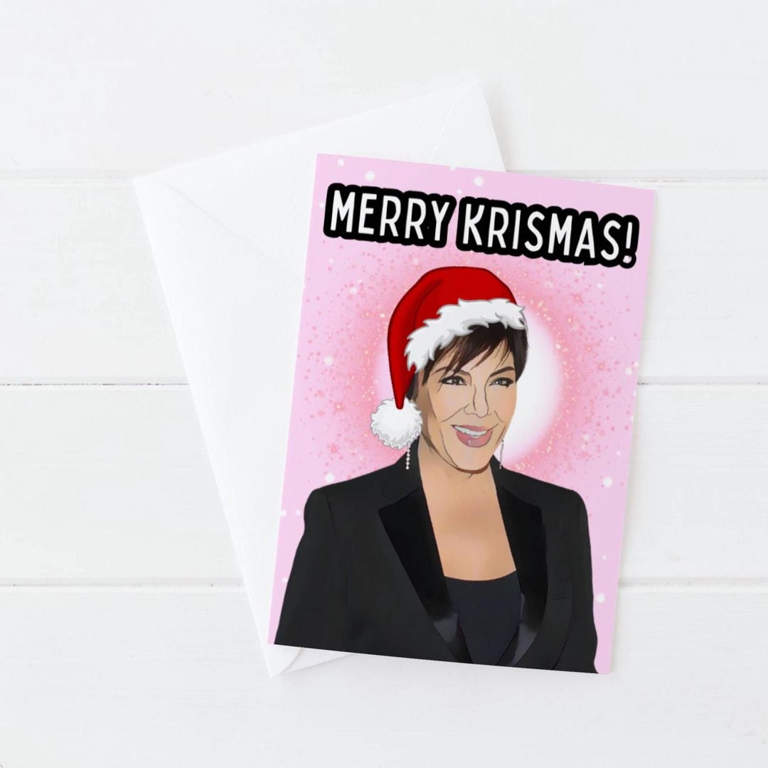 Kris Jenner Christmas Card: the Kardashians - Etsy UK