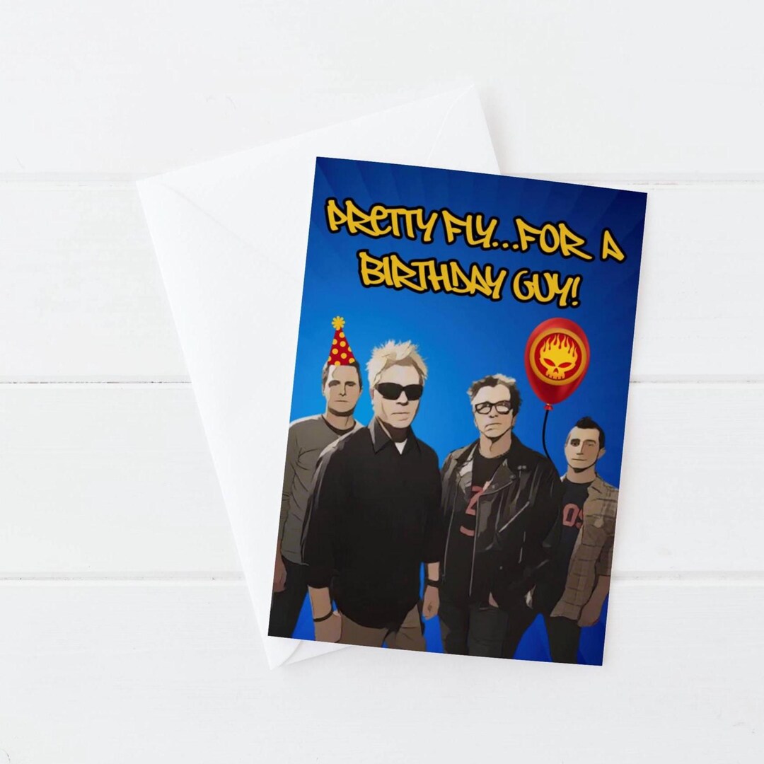The Offspring Birthday Card: Dexter Holland, Pretty Fly for A White Guy ...
