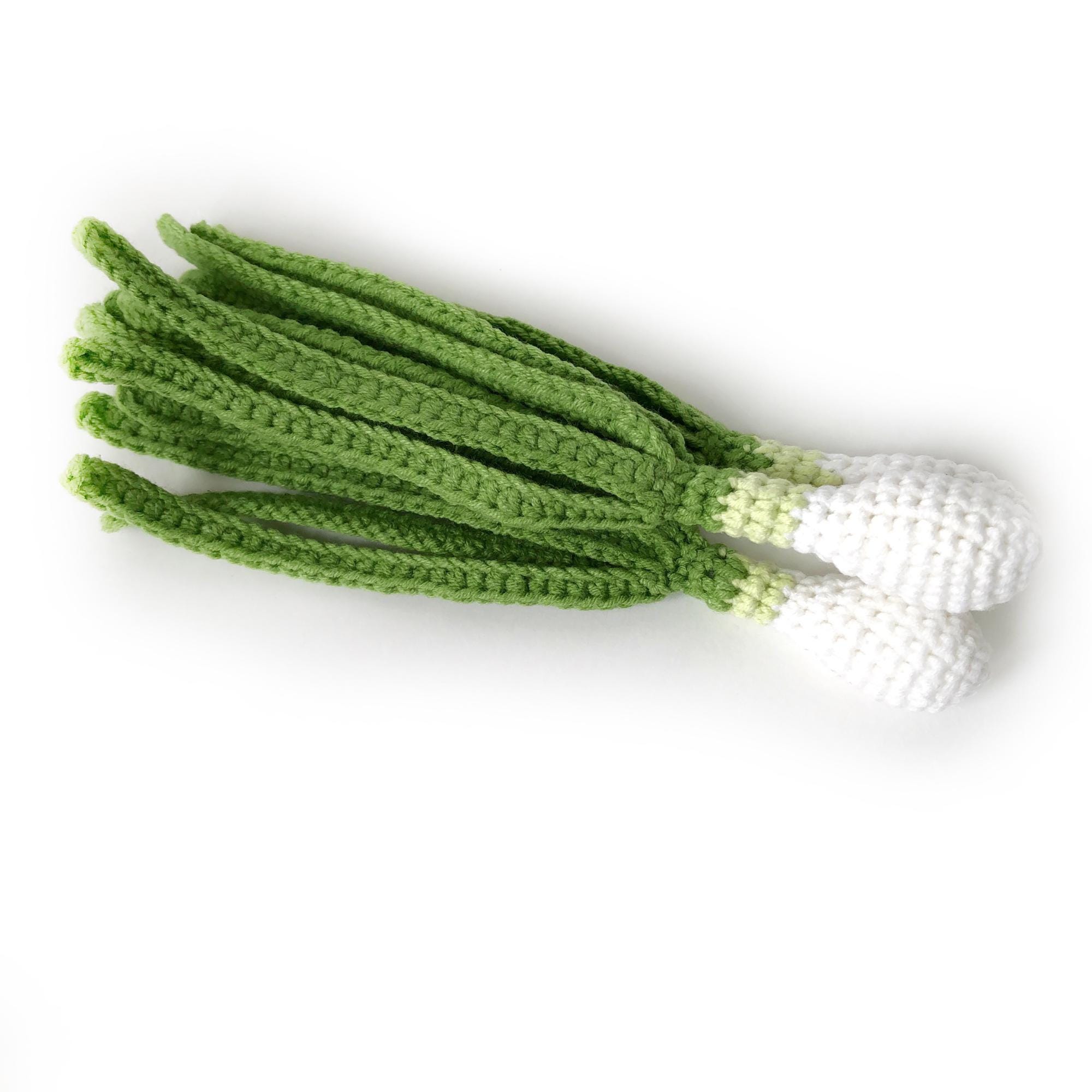 Green Onion Crochet Pattern. Vegetables Crochet Pattern. Amigurumi Food Pattern. - Etsy