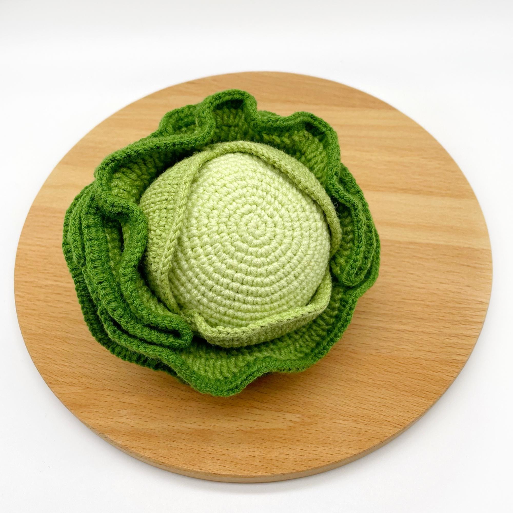 Cabbage Crochet Pattern. Vegetables Crochet Pattern. Amigurumi Food Pattern. Cute Amigurumi ...