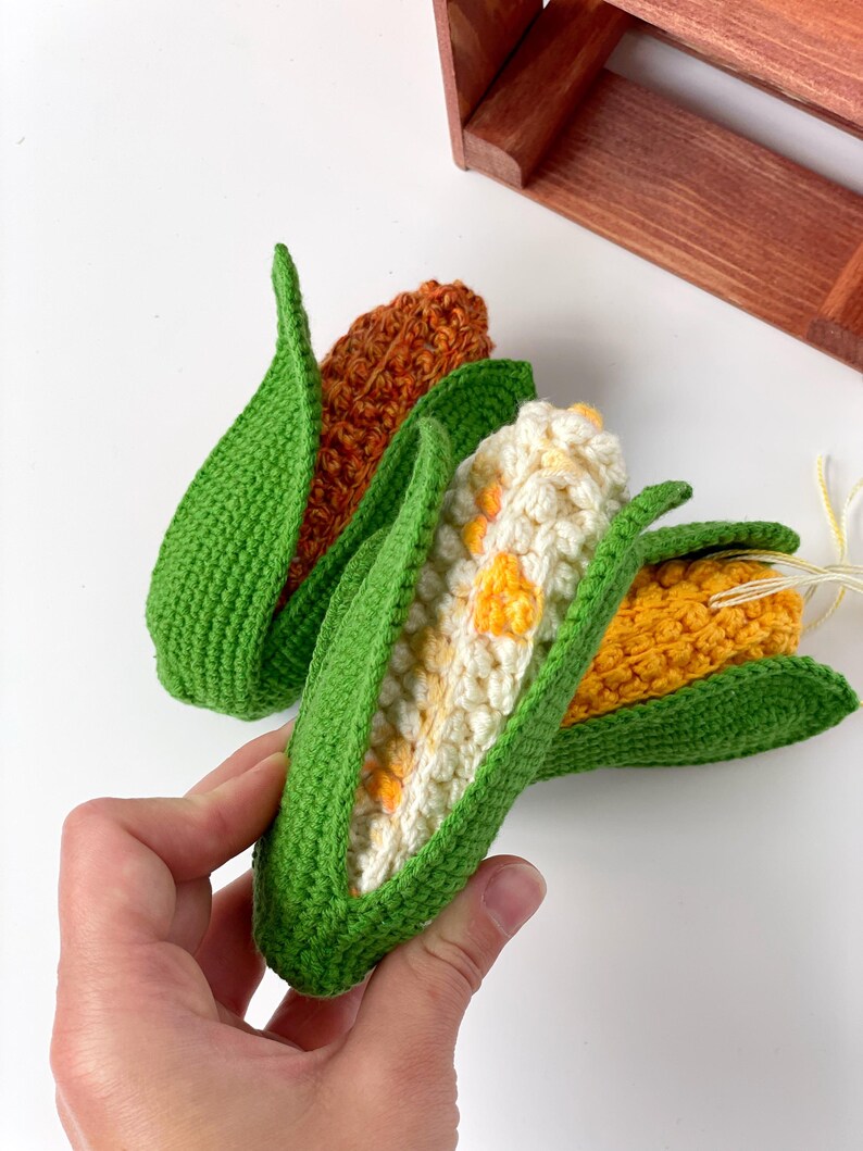Corn Crochet Pattern. Vegetables Crochet Pattern. Amigurumi Vegetables ...