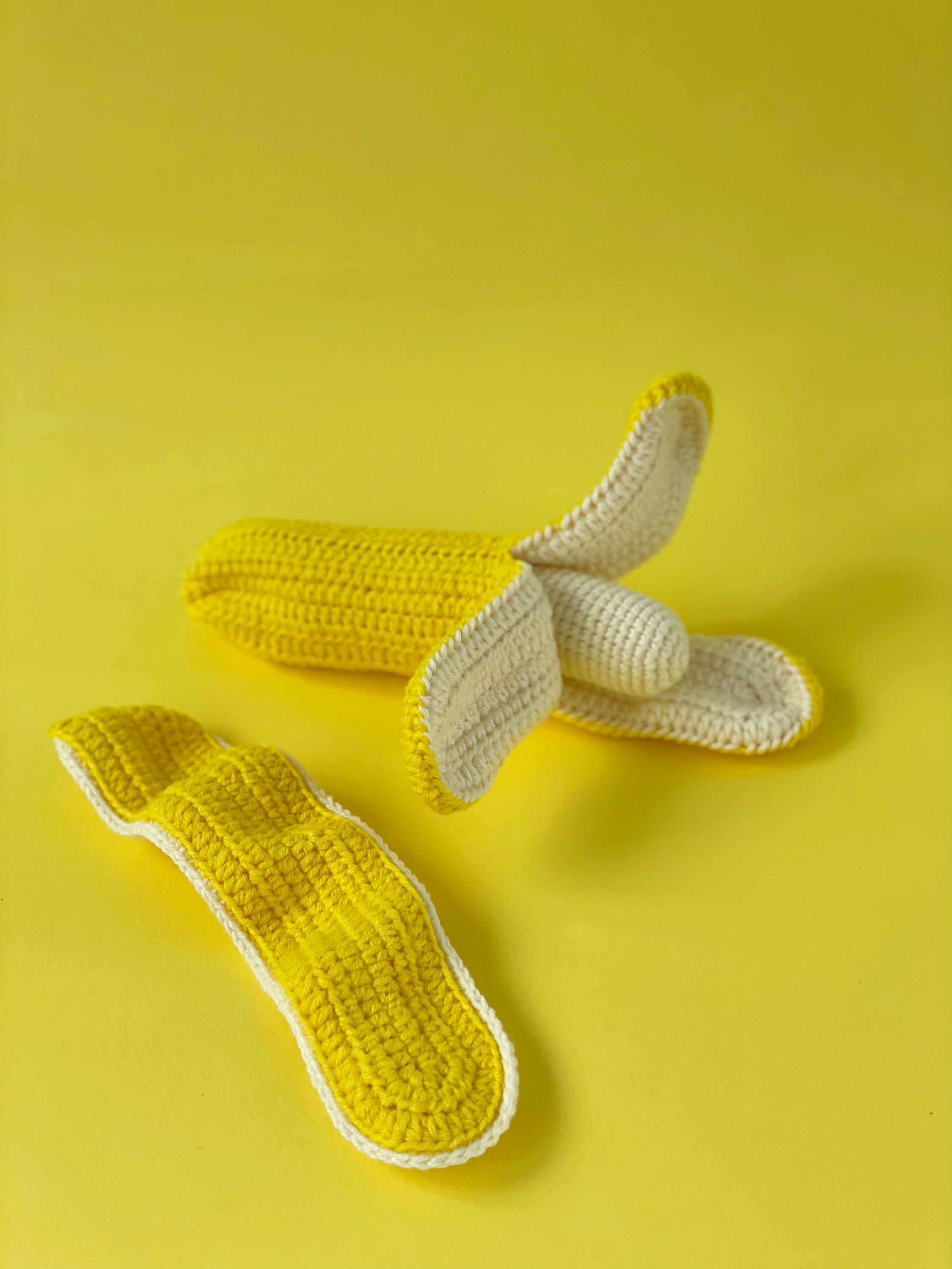 Banana Crochet Pattern. Fruits Crochet Pattern. Amigurumi Fruits ...