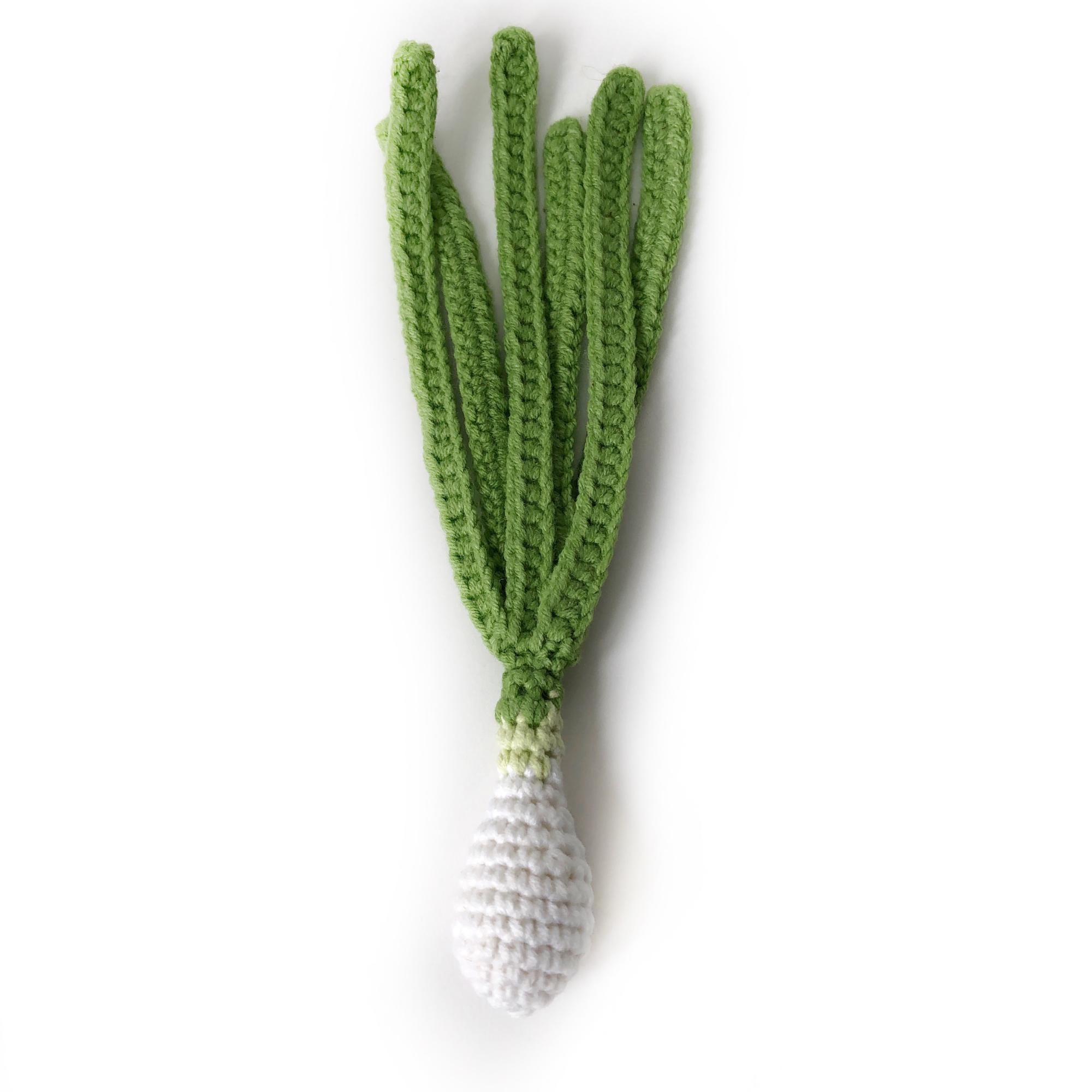 Green Onion Crochet Pattern. Vegetables Crochet Pattern. Amigurumi Food ...