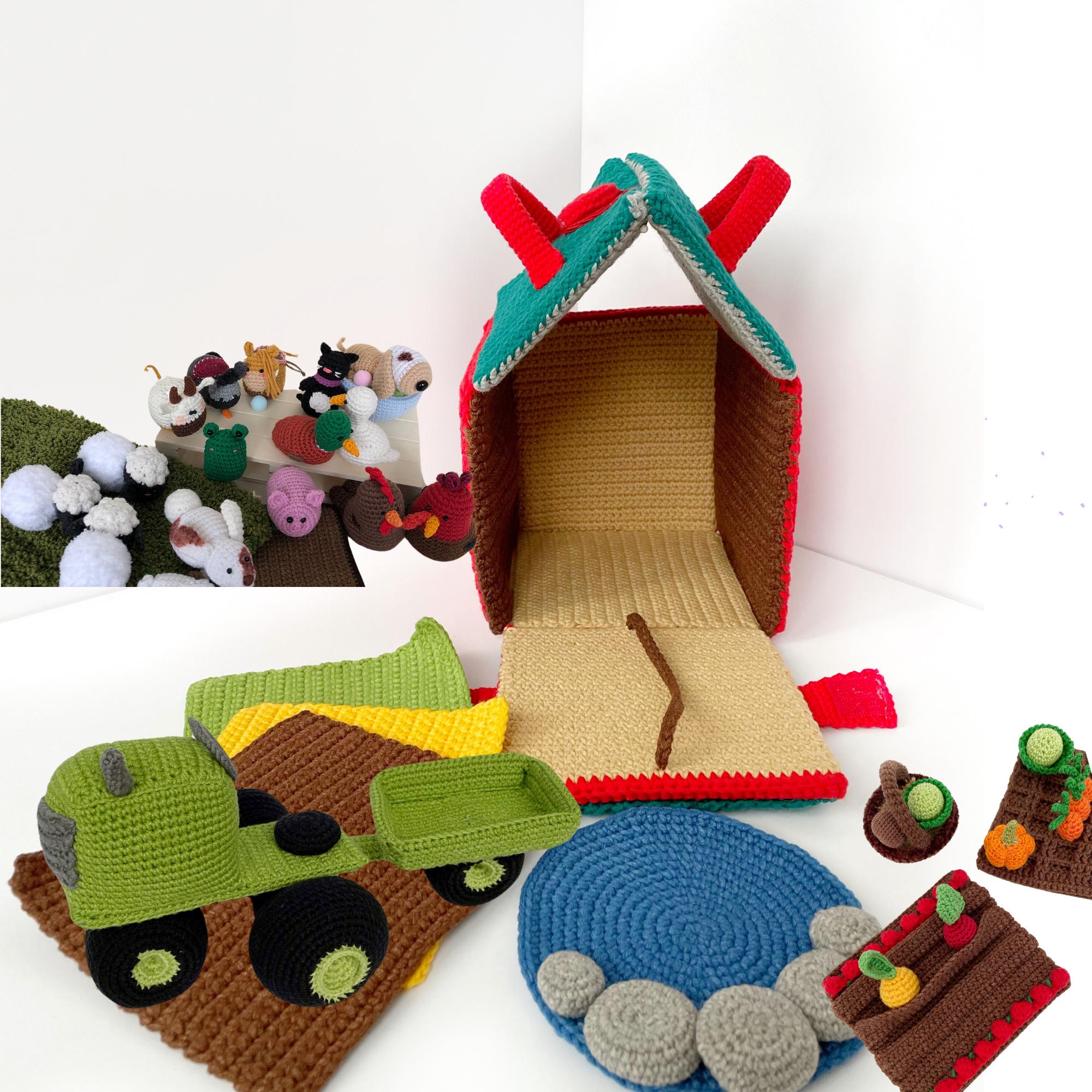 Farm Crochet Pattern. Crochet Farm Animals Pattern. Amigurumi Animals ...