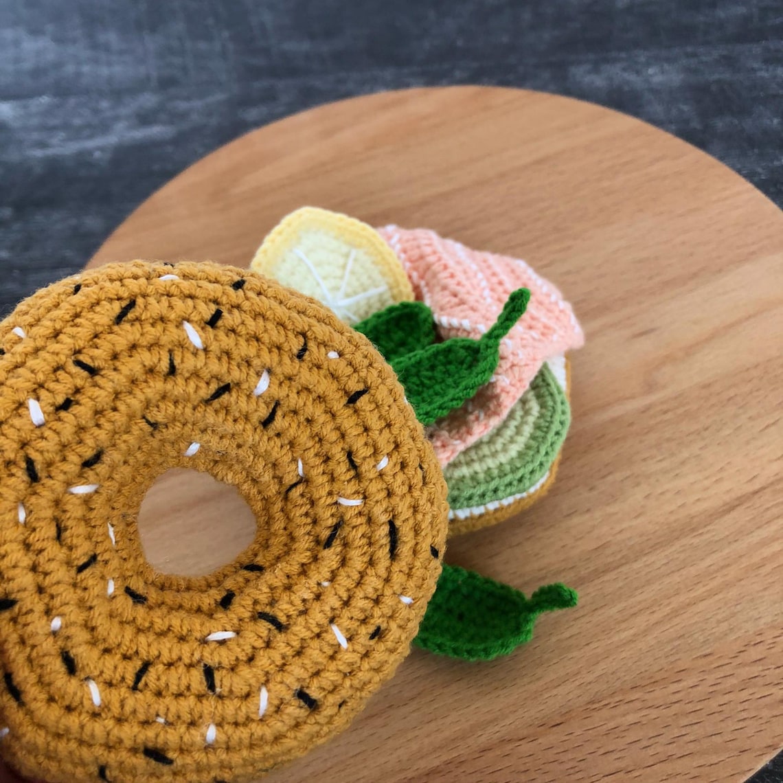 Bagel Crochet Pattern. Amigurumi Food Pattern. Crochet Toys Pattern - Etsy