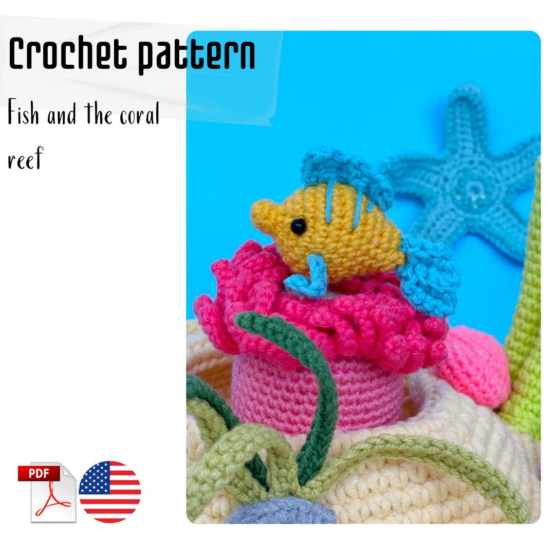 Fish Crochet Pattern. Amigurumi Crochet Pattern. Amigurumi Fish Pattern ...