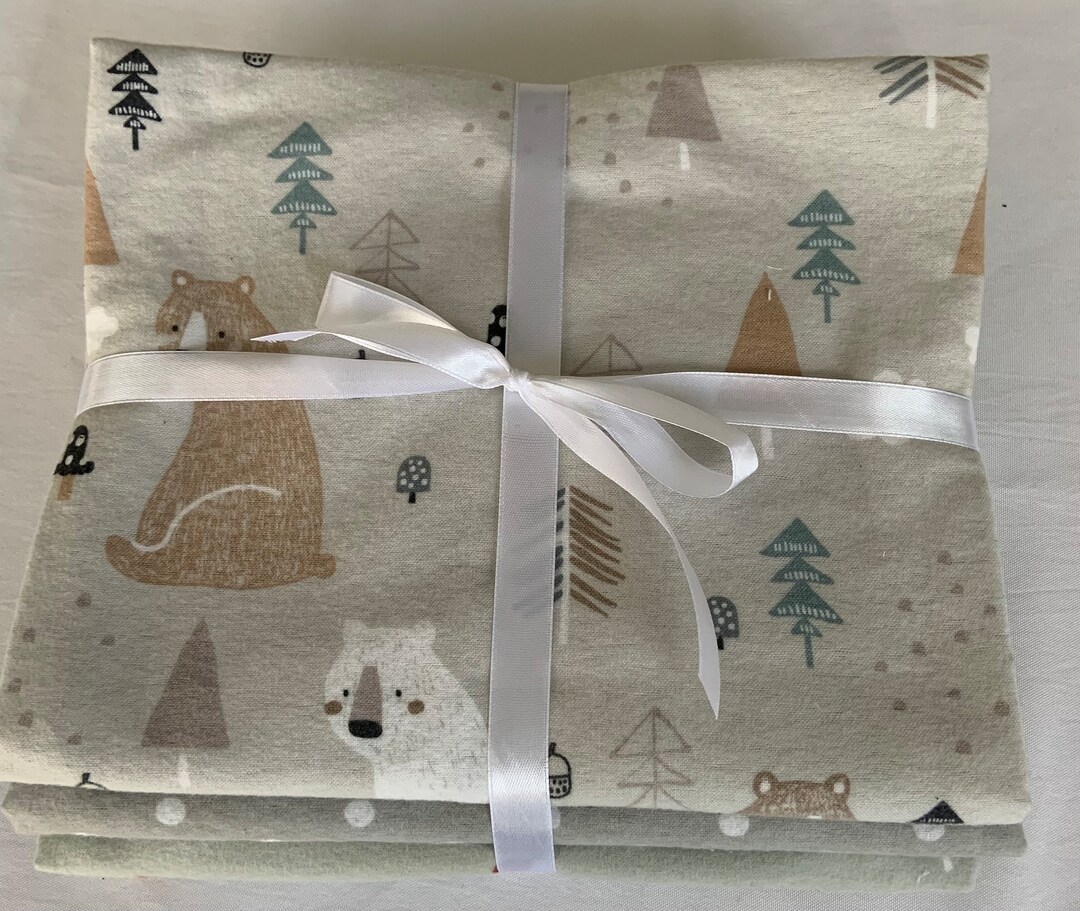 Receiving Blanket Set/bears in the Woods - Etsy