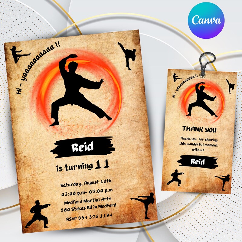 Karate Birthday Card - Etsy