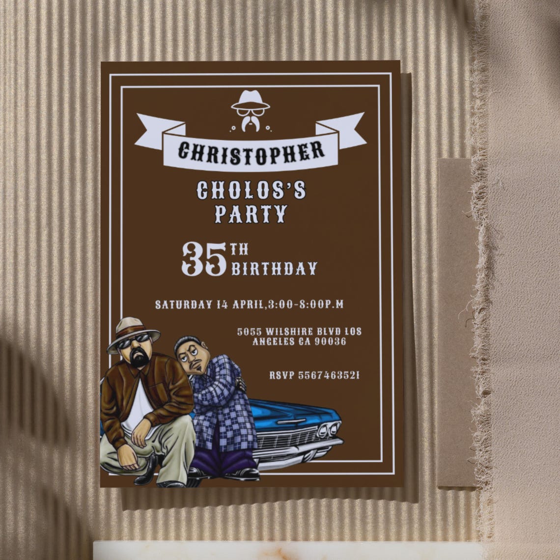 Cholo Birthday Invite Cholo Party Invitation EDITABLE Birthday Card ...