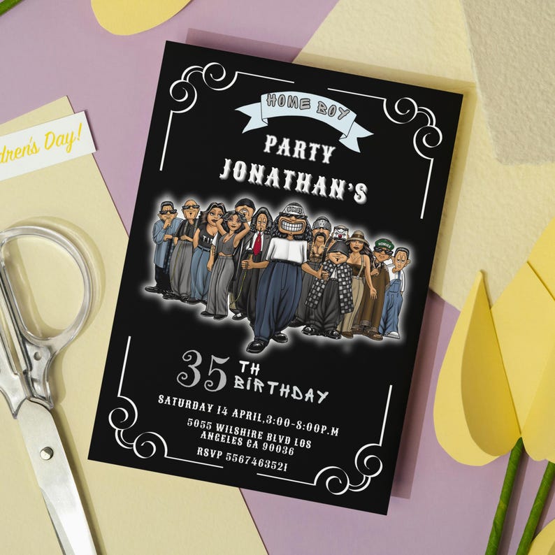 Cholo Birthday Invitation Printable Customizable Digital Invitation ...