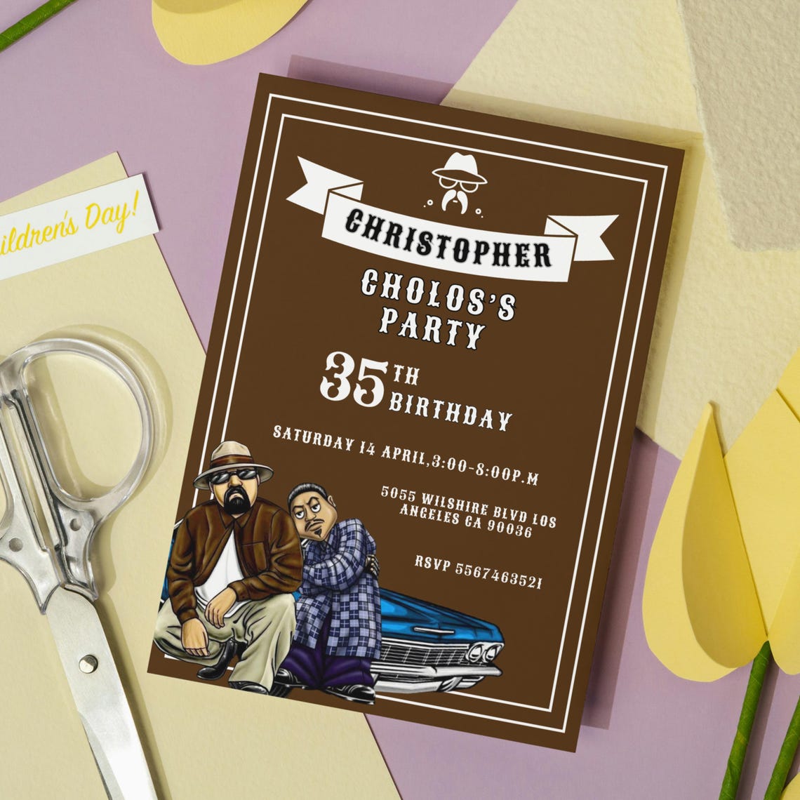 Cholo Birthday Invite Cholo Party Invitation EDITABLE Birthday Card ...