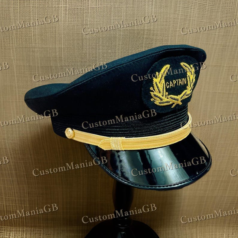 Captain Ship Yacht Admiral Commander Skipper Hat, Gift for Boat Owner ...