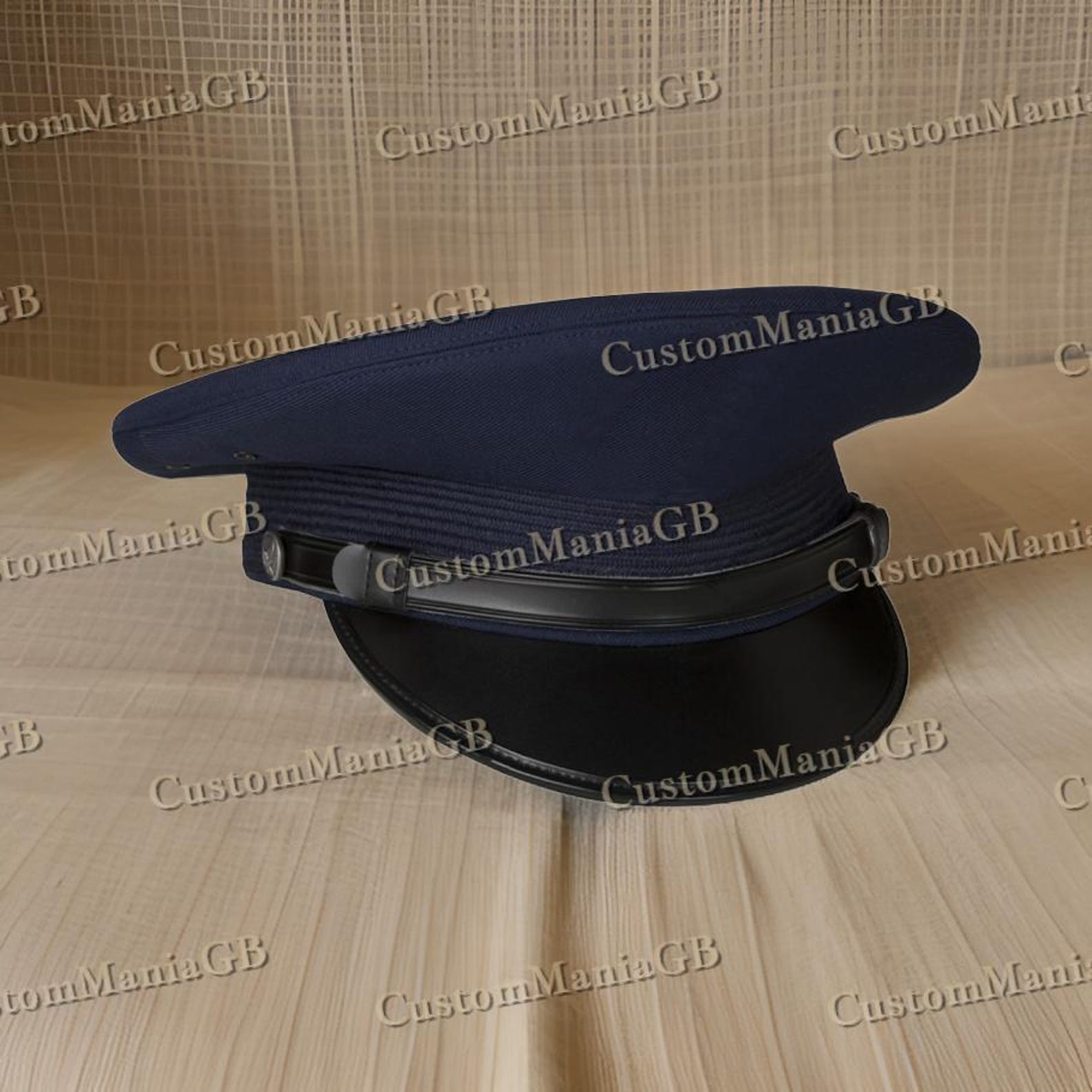 Navy Blue Peak Visor Enlisted Officer Cap, Festival Air Force Uniform ...