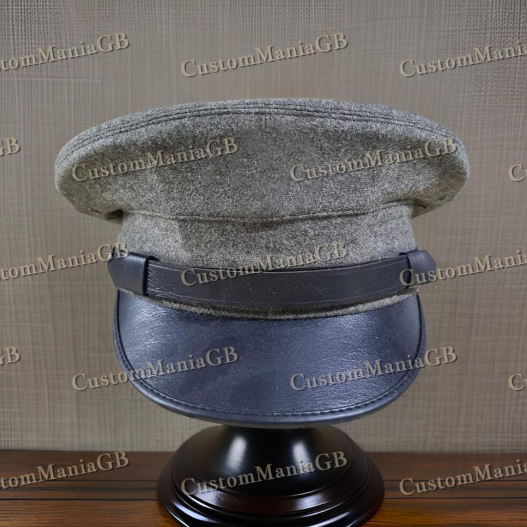 Grey Peak Visor Enlisted Officer Cap, Festival Air Force Uniform Hat ...