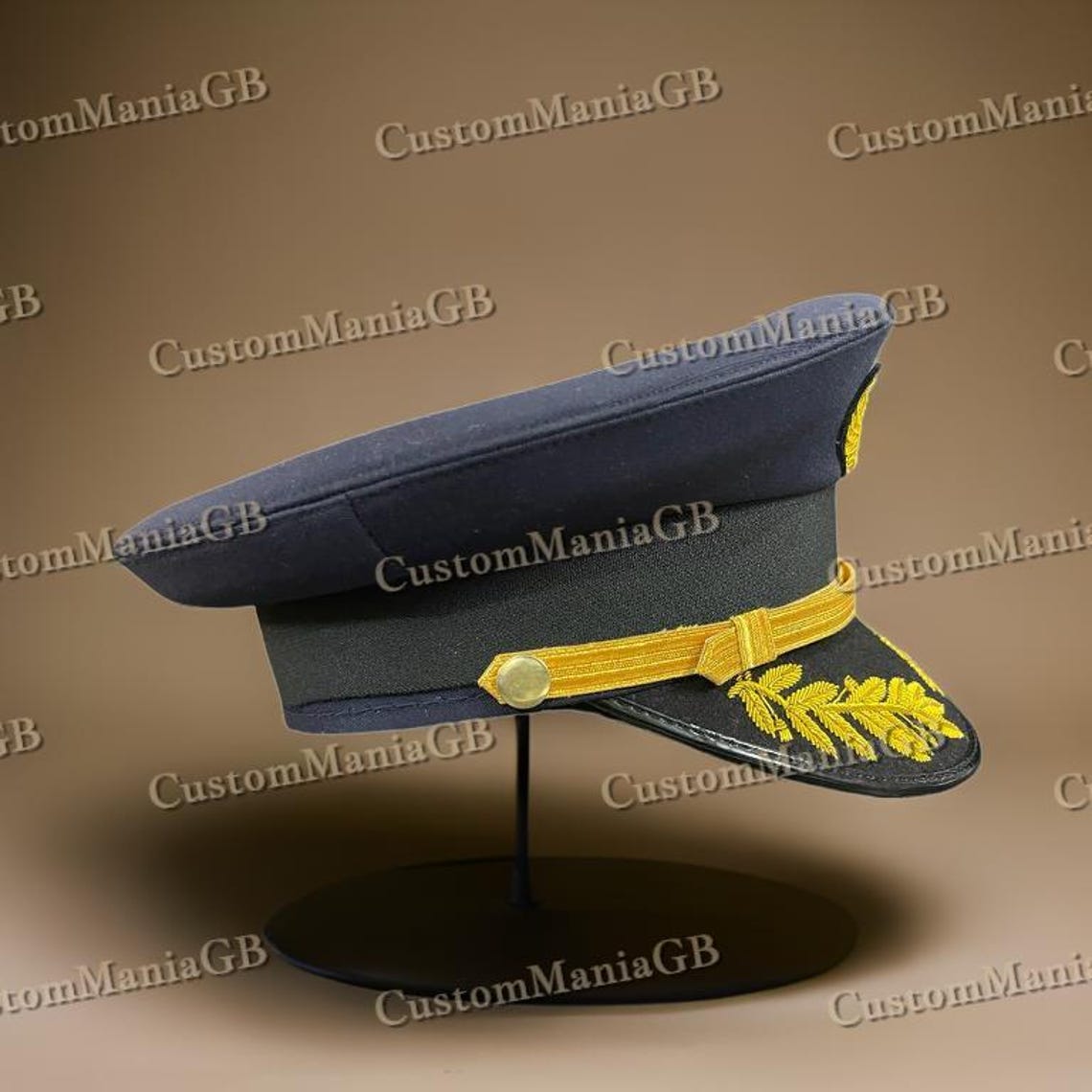 Pilot Captain Hat, Airline Uniform Style Cap, First Officer Party ...