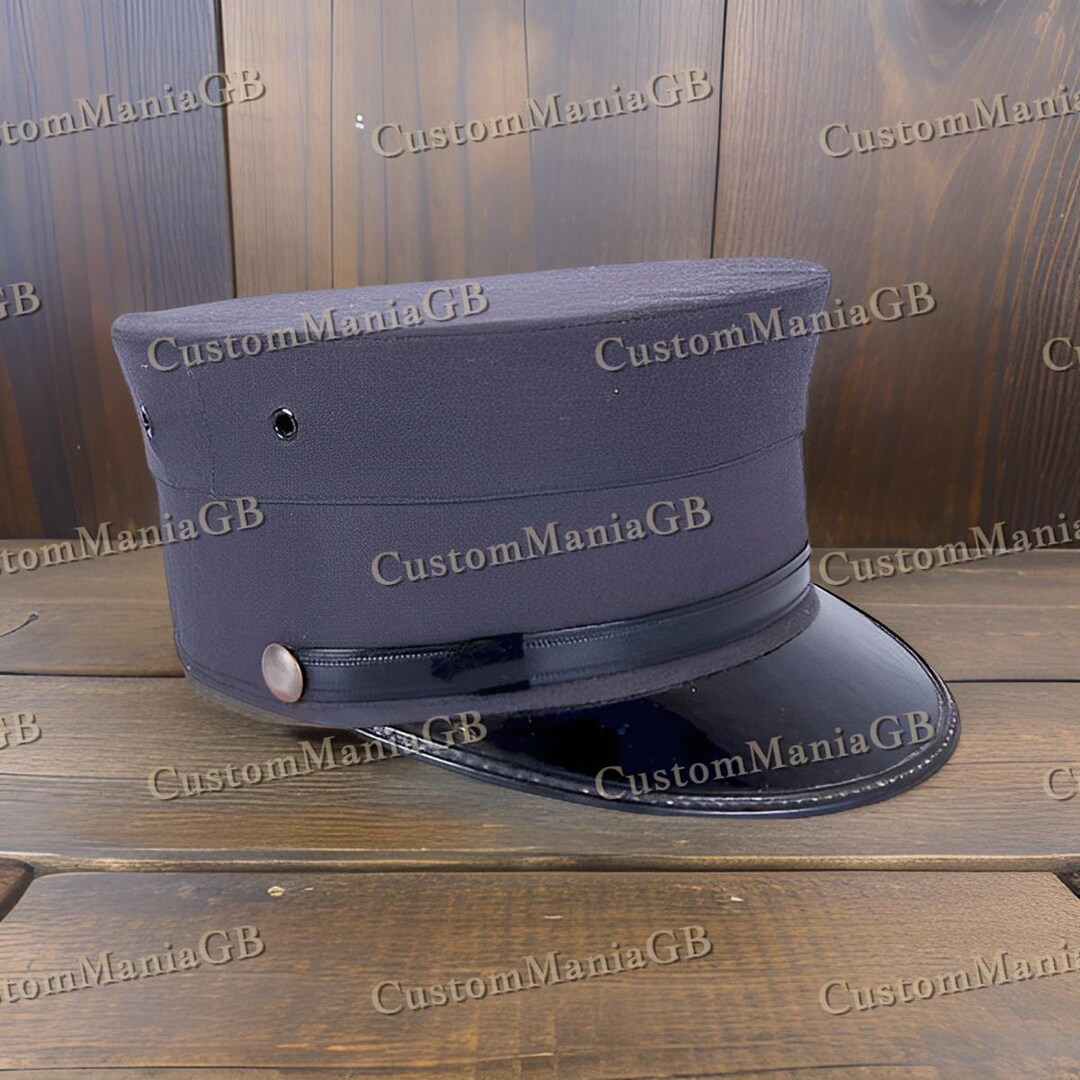 Railroad Engineer Hat, Railway Officer Cap, Railroad Themed Gift for ...