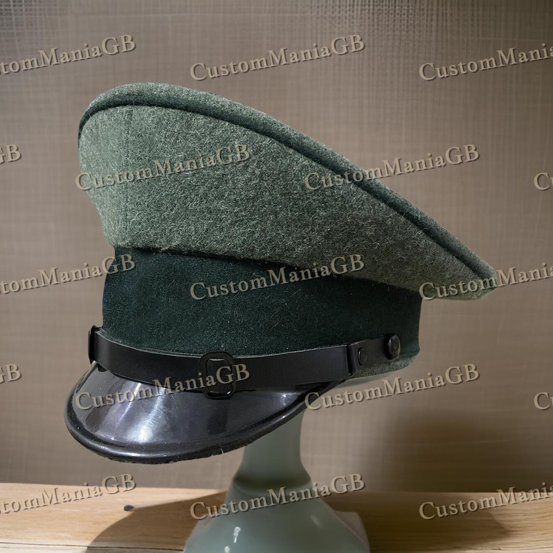Olive Green Style US Officer Cap, Festival Uniform Hat Army-style ...