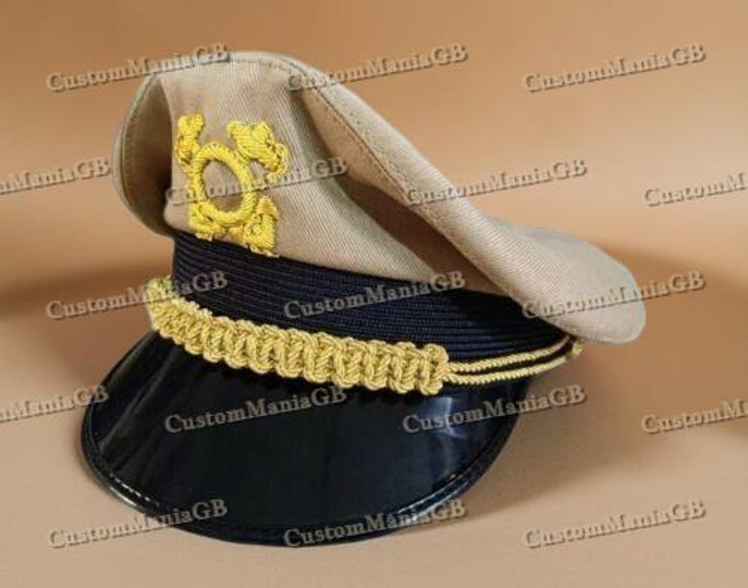 Lancaster Boat Captain Ship Yacht Admiral Commander Skipper Hat, Gift ...
