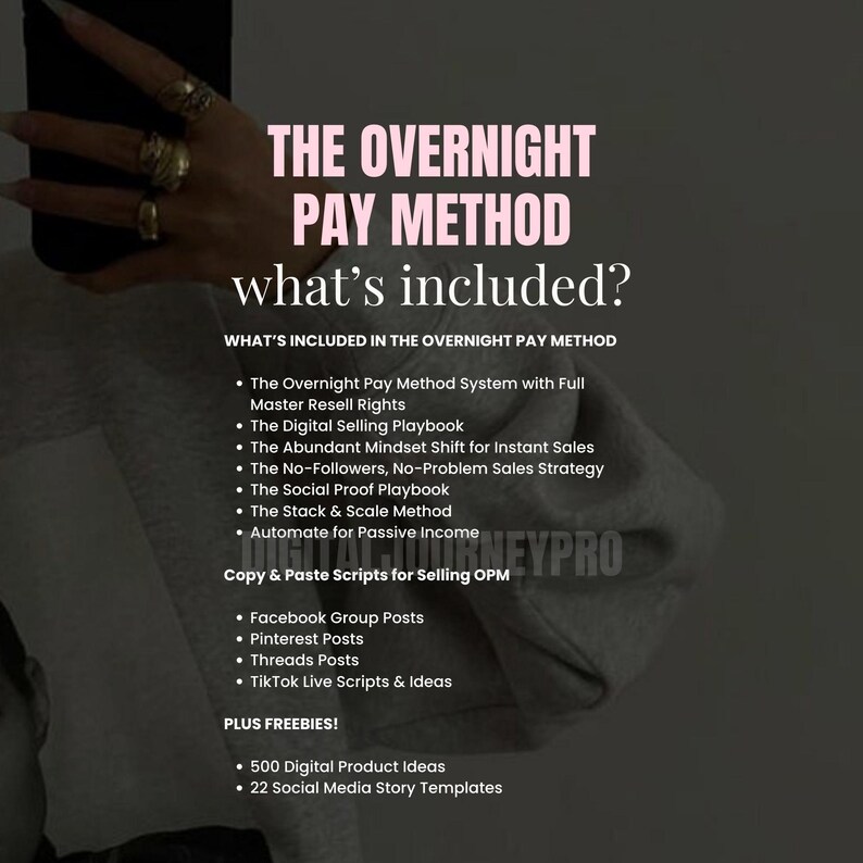 Overnight Pay Method: DFY Digital Sales Strategy With MRR (digital ...