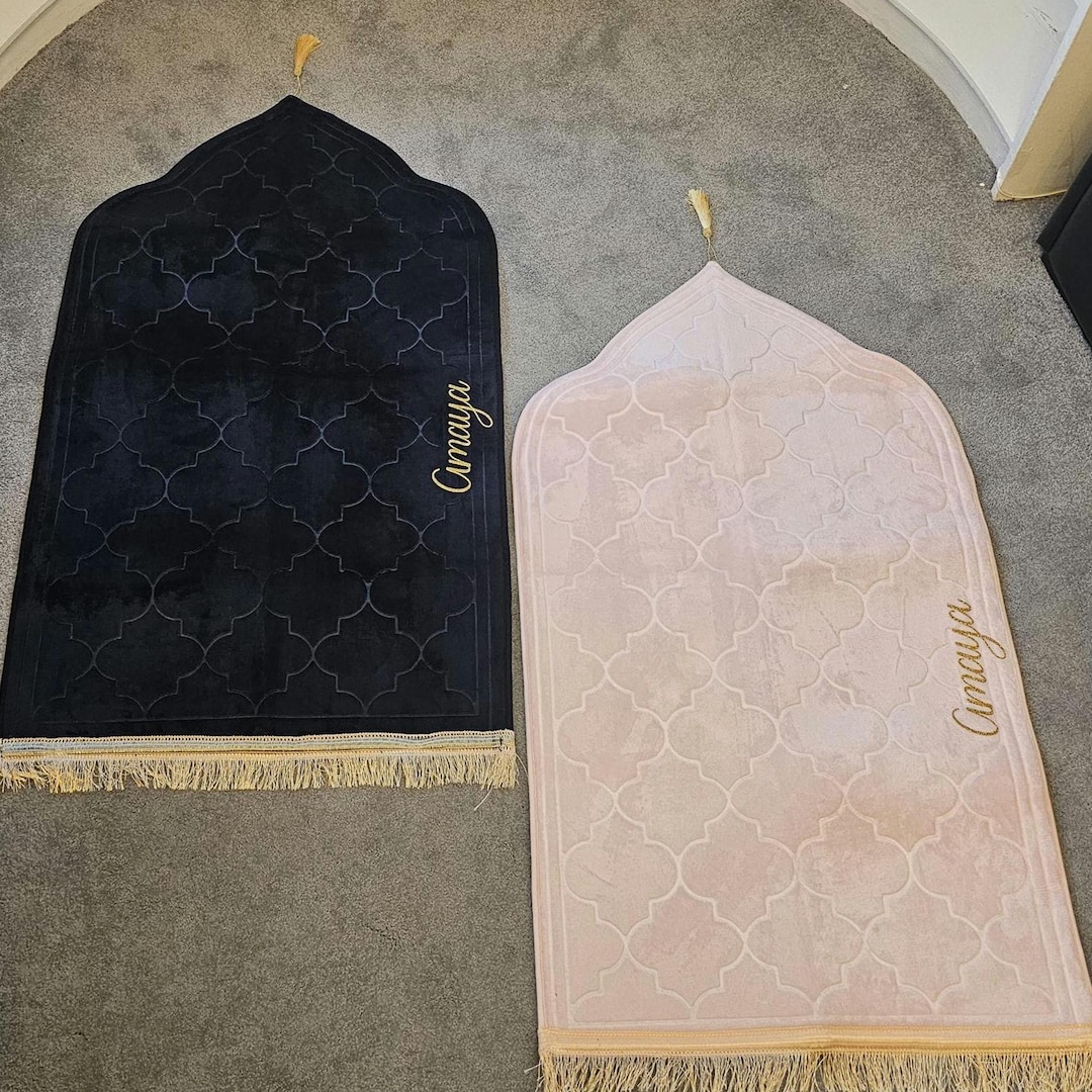 Printed Personalized Custom Prayer Mat Foam Padded, Islamic Gift,thick ...