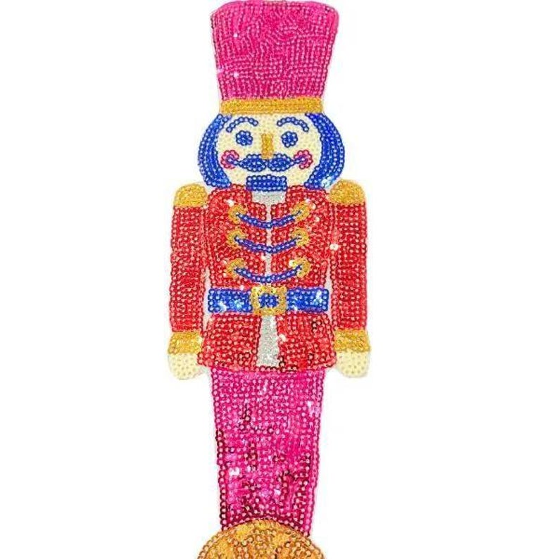 Nutcracker Red Sequin Patch - Etsy