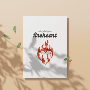 Aelin Galathynius Fireheart Throne of Glass Inspired Bookish Art ...