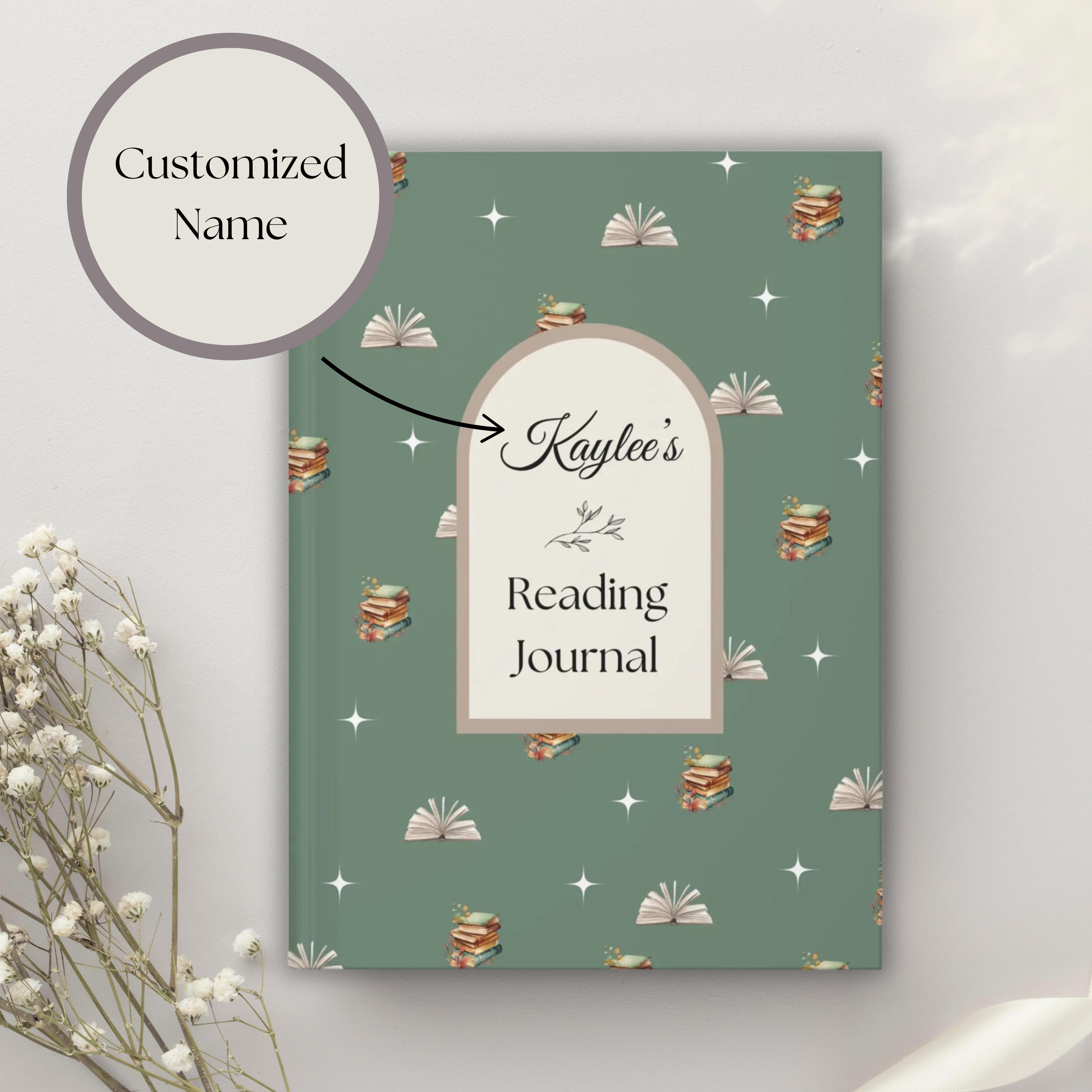 Personalized Reading Journal, Reading Tracker, Reading Log Custom ...