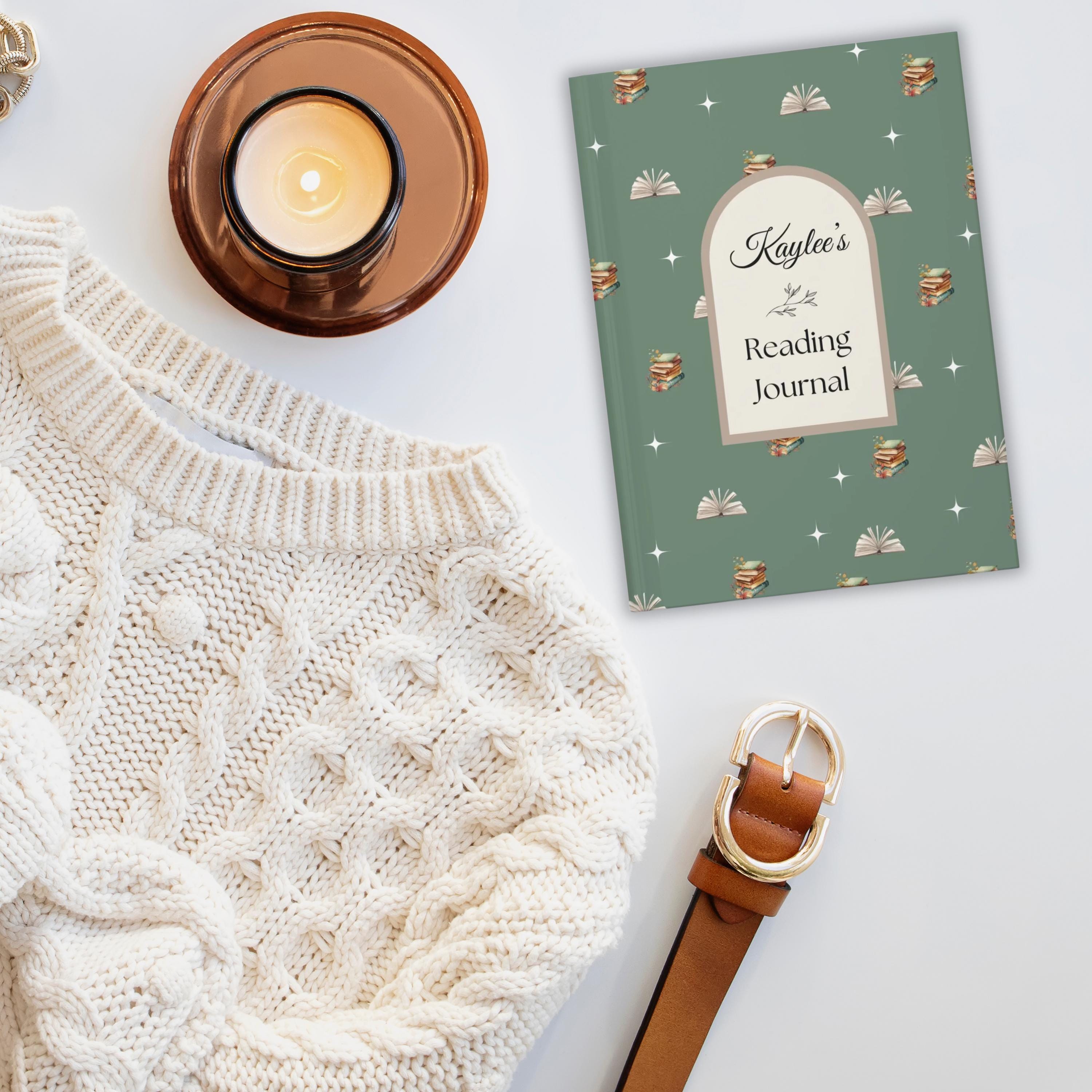 Personalized Reading Journal, Reading Tracker, Reading Log Custom ...