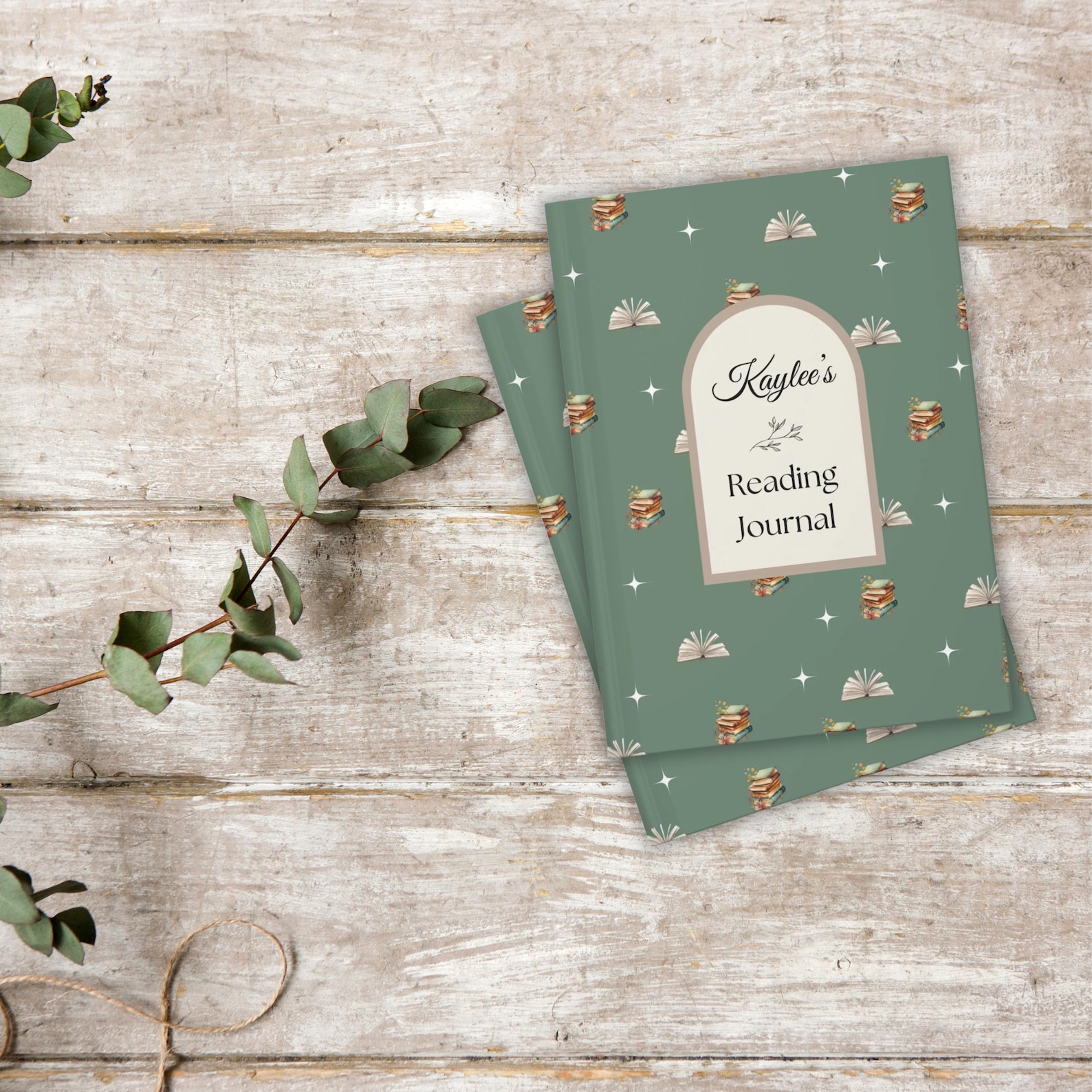 Personalized Reading Journal, Reading Tracker, Reading Log Custom ...