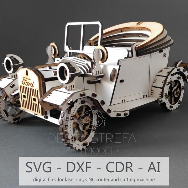 Laser Cut Files Ford Model T - Etsy