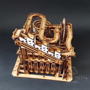 3D Wooden Marble Run Model: Laser Cut Files (SVG, DXF, CDR) - Etsy ...