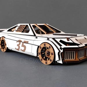 Laser Cut 3D Nascar Car Puzzle: CNC Template (digital File) - Etsy